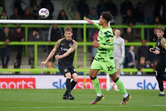 Portsmouth Defender Sean Raggett During Efl Editorial Stock Photo ...