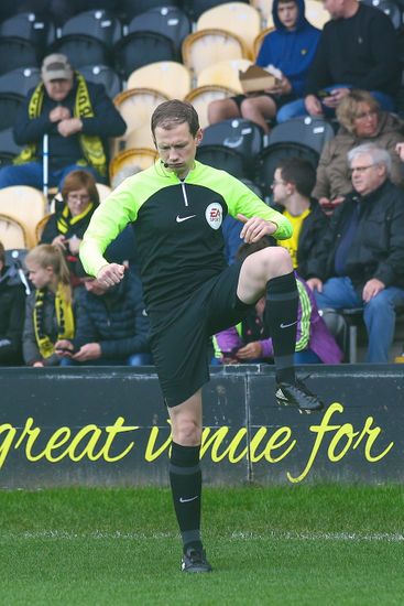 Peter Wright Referee Warming During Efl Editorial Stock Photo - Stock ...