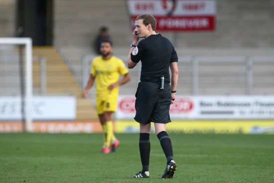 Peter Wright Referee During Efl Sky Editorial Stock Photo - Stock Image ...