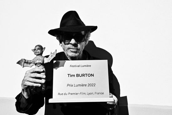 Tim Burton Unveils Commemorative Plaque On Editorial Stock Photo ...