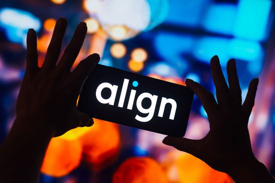 This Photo Illustration Align Technology Logo Editorial Stock Photo ...