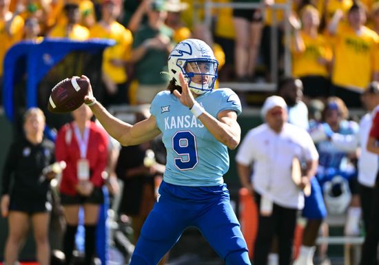 Kansas Jayhawks Quarterback Jason Bean 9 Editorial Stock Photo - Stock ...