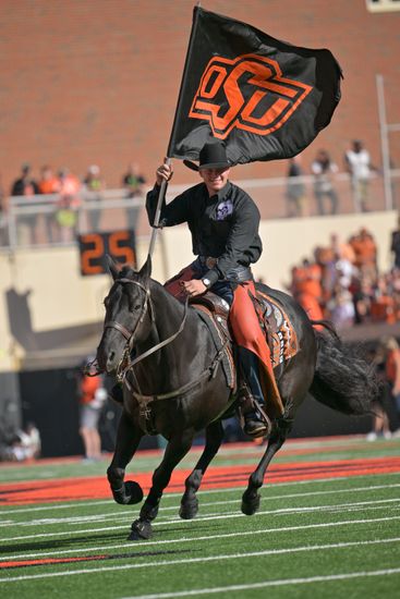 Oklahoma State Cowboys Bullet Comes Running Editorial Stock Photo ...