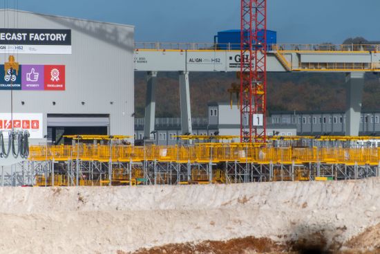 Hs2 South Portal Compound Where 10 Editorial Stock Photo - Stock Image ...