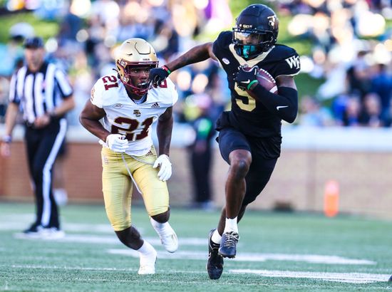 Wake Forest Junior Perry 9runs Ball Editorial Stock Photo - Stock Image ...