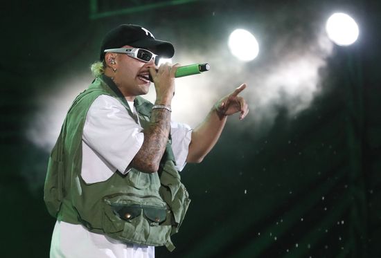 Colombian Singer Feid Performs Megaland Music Editorial Stock Photo ...