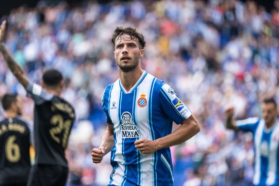 Javi Puado Rcd Espanyol Celebrating Goal Editorial Stock Photo - Stock ...