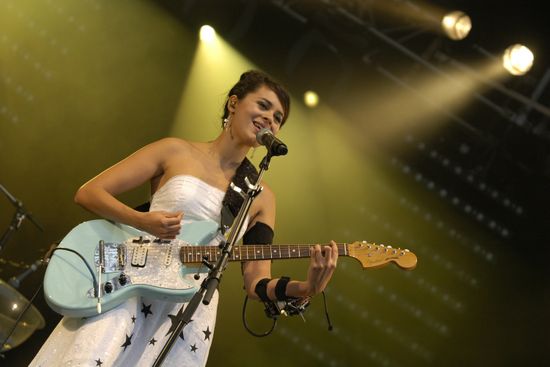 French Singer Emilie Simon Performs Live Editorial Stock Photo - Stock ...
