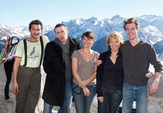 French Actresses Marie Vernalde Micky Sebastian Editorial Stock Photo ...