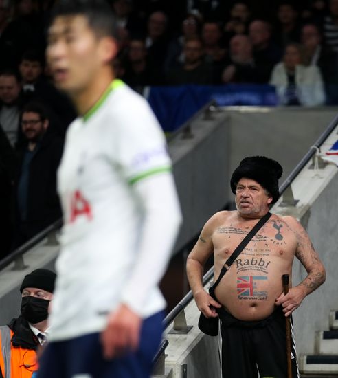 Shirtless Rabbi Spurs Supporter Union Jack Editorial Stock Photo ...
