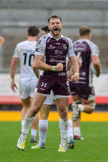 Steff Hughes Dragons Celebrates Try Editorial Stock Photo - Stock Image ...