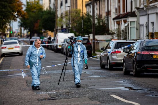London Uk Police Scene Newham East Editorial Stock Photo - Stock Image ...