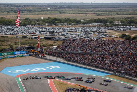 General View Austin Track Piste Spectators Editorial Stock Photo ...