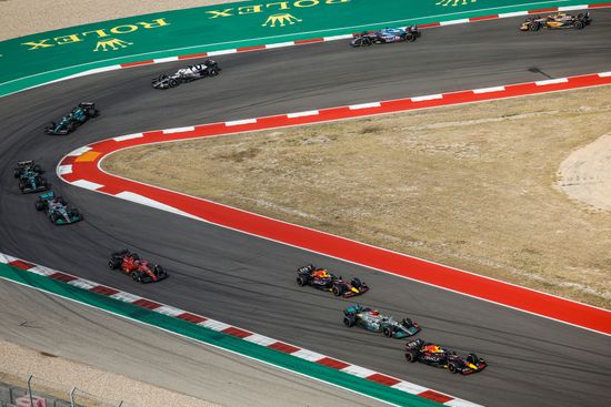 Top View Action During Formula 1 Editorial Stock Photo - Stock Image ...