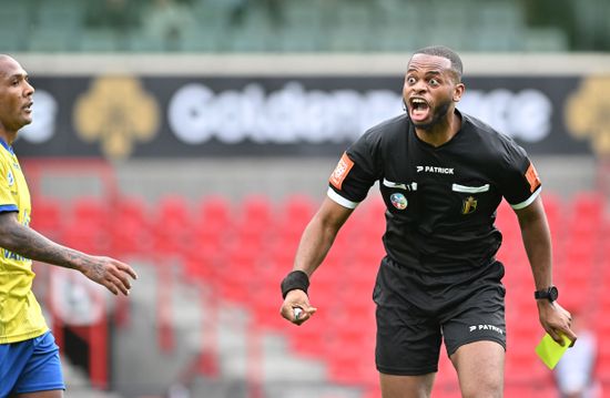 Referee Simonini Matonga Pictured Action During Editorial Stock Photo ...