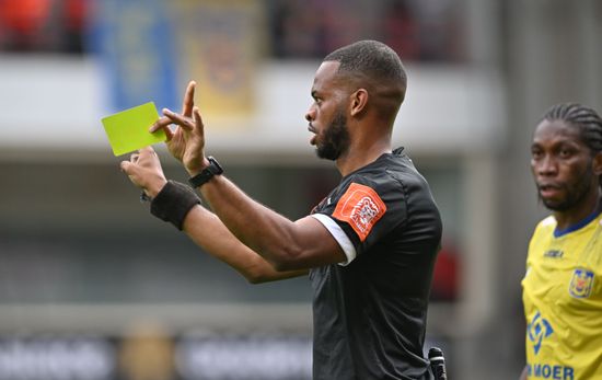 Referee Simonini Matonga Pictured Action During Editorial Stock Photo ...