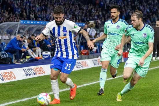 Ritcher Marcohertha Berlin Latza Dannyfc Schalke Editorial Stock Photo ...