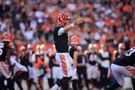 Joe Burrow 9 Cincinnati Bengals Signals Editorial Stock Photo - Stock ...