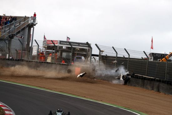 Matt Rivett Crashes 100mph Walks Away Editorial Stock Photo - Stock ...