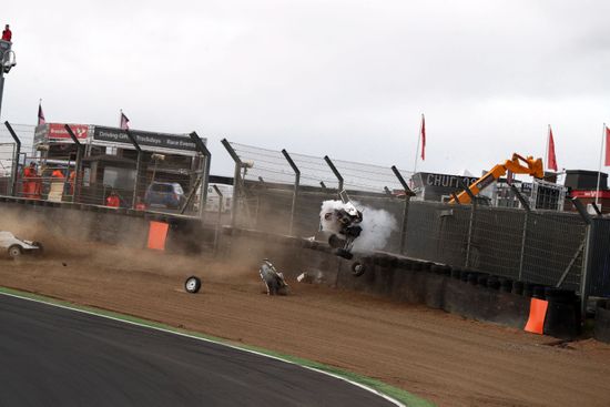 Matt Rivett Crashes 100mph Walks Away Editorial Stock Photo - Stock ...