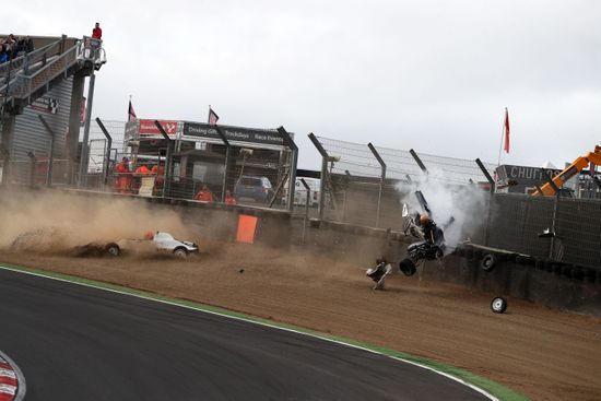 Matt Rivett Crashes 100mph Walks Away Editorial Stock Photo - Stock ...