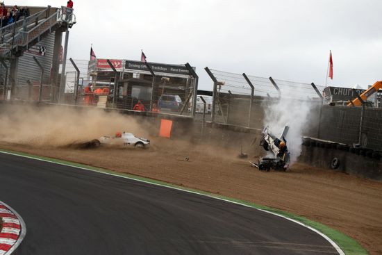 Matt Rivett Crashes 100mph Walks Away Editorial Stock Photo - Stock ...