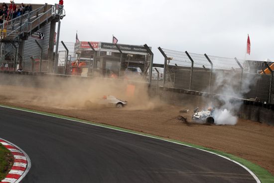 Matt Rivett Crashes 100mph Walks Away Editorial Stock Photo - Stock ...