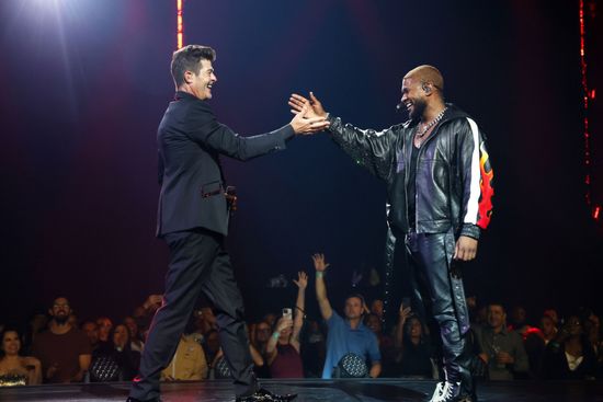 Usher Robin Thicke Editorial Stock Photo - Stock Image | Shutterstock