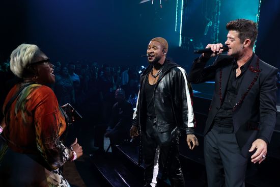Usher Robin Thicke Editorial Stock Photo - Stock Image | Shutterstock