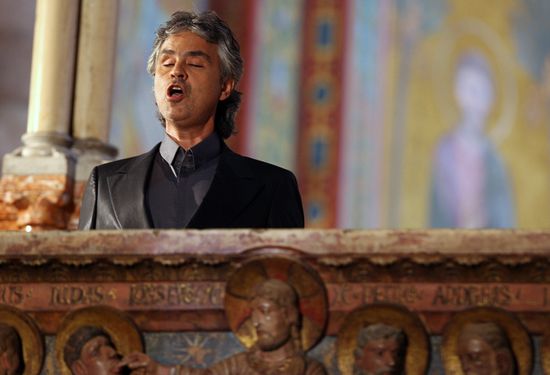 Blind Italian Tenor Andrea Bocelli Sings Editorial Stock Photo - Stock Image | Shutterstock