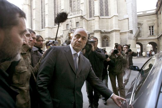 Pierre Falcone Arrives Magistrates Court Paris Editorial Stock Photo ...