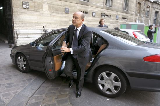 Pierre Falcone Arrives Magistrates Court Paris Editorial Stock Photo ...