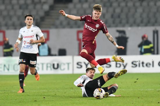 Claudiu Petrila Action During Romania Superliga Editorial Stock Photo ...