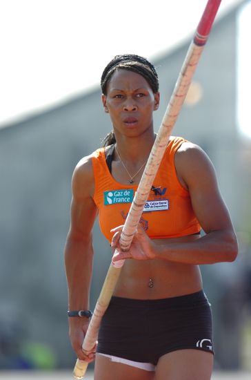 Portugals Elisabeth Ribeiro Tavares Competes On Editorial Stock Photo ...