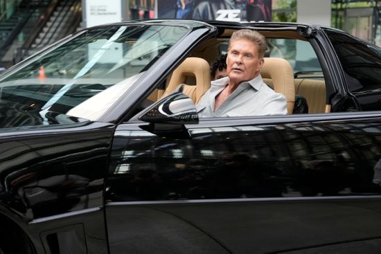 Actor David Hasselhoff His Legendary Kitt Editorial Stock Photo - Stock ...