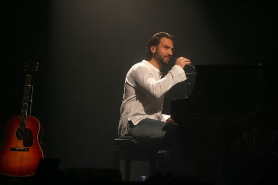 Italian Born Singer Davide Esposito Performs Editorial Stock Photo ...