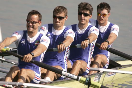 Members French Rowing Franck Solforosi Jeremy Editorial Stock Photo ...
