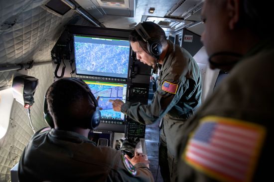 Us Coast Guard Radar Operator Leonardo Editorial Stock Photo - Stock ...