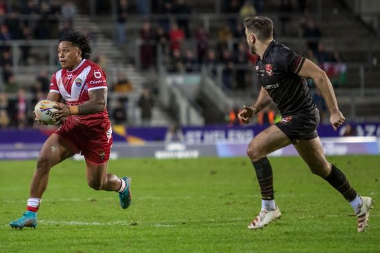 Tesi Niu Tonga During 2022 Rugby Editorial Stock Photo - Stock Image ...