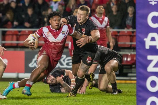 Tesi Niu Tonga During 2022 Rugby Editorial Stock Photo - Stock Image ...