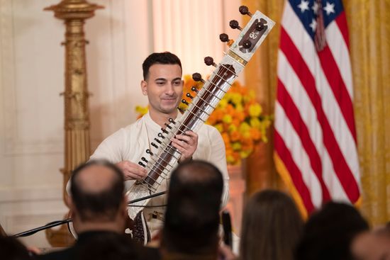 Rishab Rikhiram Sharma Performs Reception Celebrate Editorial Stock ...