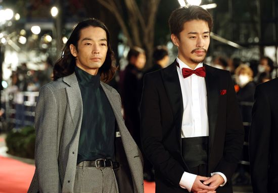 Japanese Actors Mirai Moriyama L Kentaro Editorial Stock Photo - Stock ...