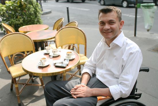 Gregory Perrin Pictured Cafe Paris France Editorial Stock Photo - Stock ...