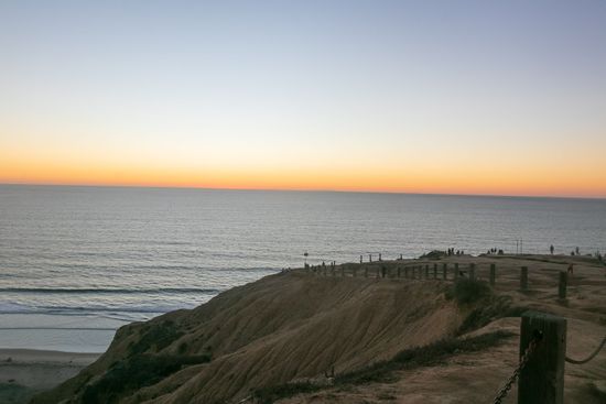 Scintillating Sunset Torrey Pines Gliderport Editorial Stock Photo ...