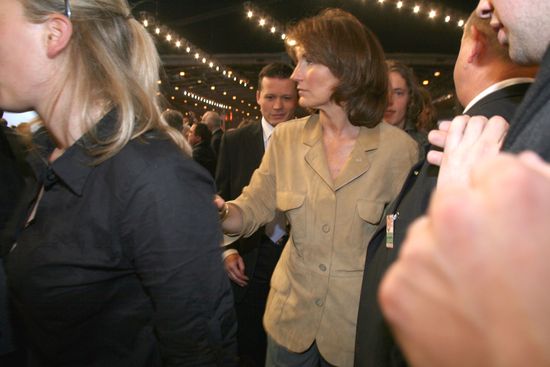Cecilia Sarkozy Her Daughter Jeannemarie L Editorial Stock Photo ...