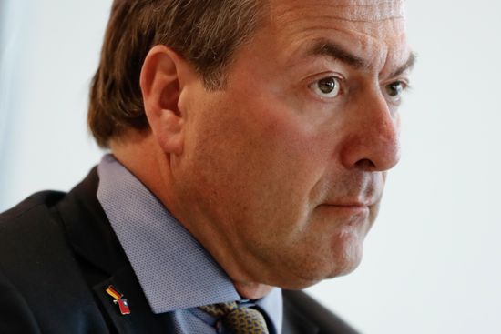 German Parliamentarian Peter Heidt Reacts During Editorial Stock Photo ...