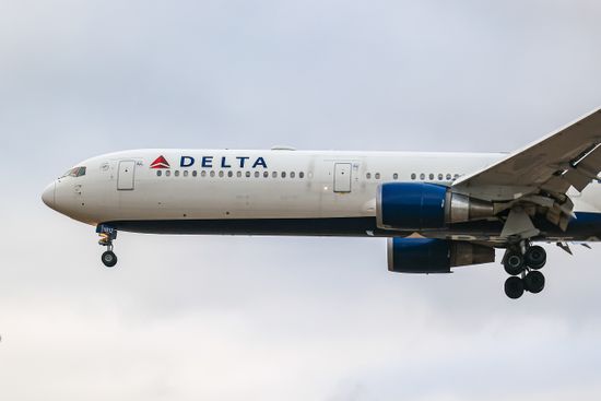 Delta Air Lines Widebody Boeing 767400 Editorial Stock Photo - Stock ...