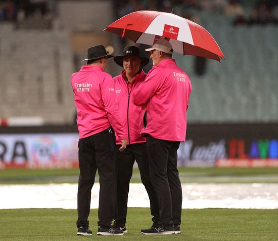 Umpires Paul Reiffel Adrian Holdstock Paul Editorial Stock Photo ...