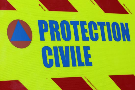 Illustration Picture Shows Civil Protection Logo Editorial Stock Photo ...