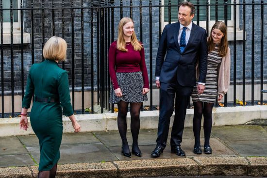 Liz Truss Supportyed By Her Husband Editorial Stock Photo - Stock Image ...
